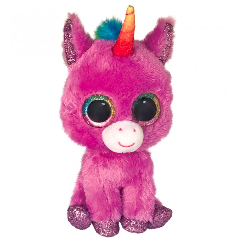 Rosette La Licorne Violet Beanie Boo'S Medium - TY